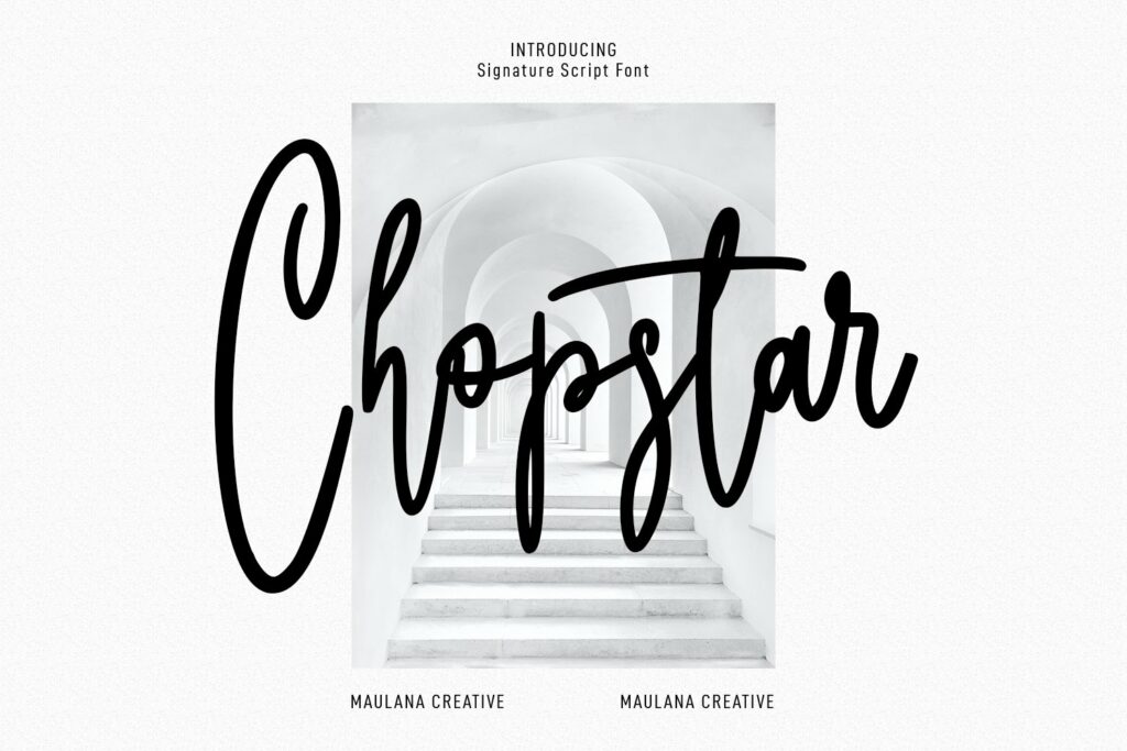 Chopstars Script Font – MasterBundles