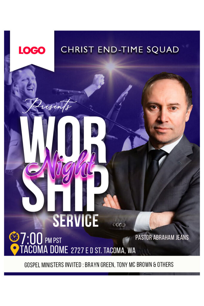 Editable Church Flyer PSD Template - MasterBundles