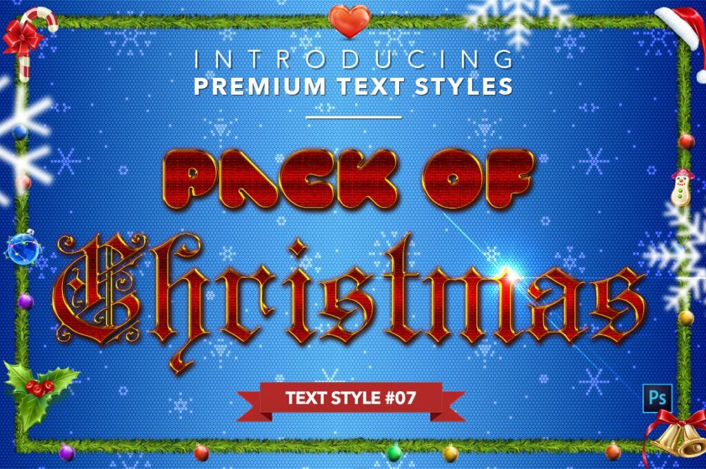 Christmas Pack #2 - Text Styles – MasterBundles