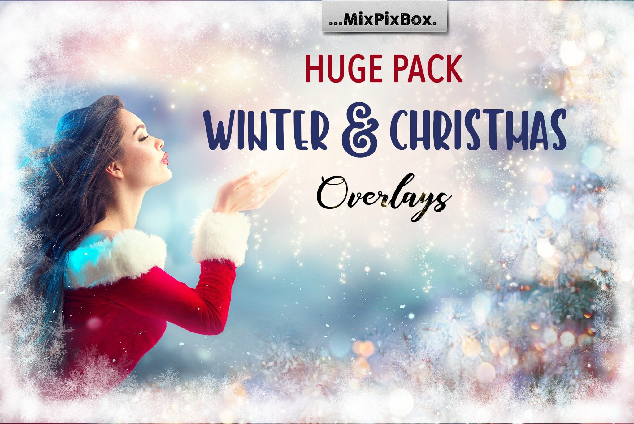 Winter and Christmas Overlays Pack – MasterBundles
