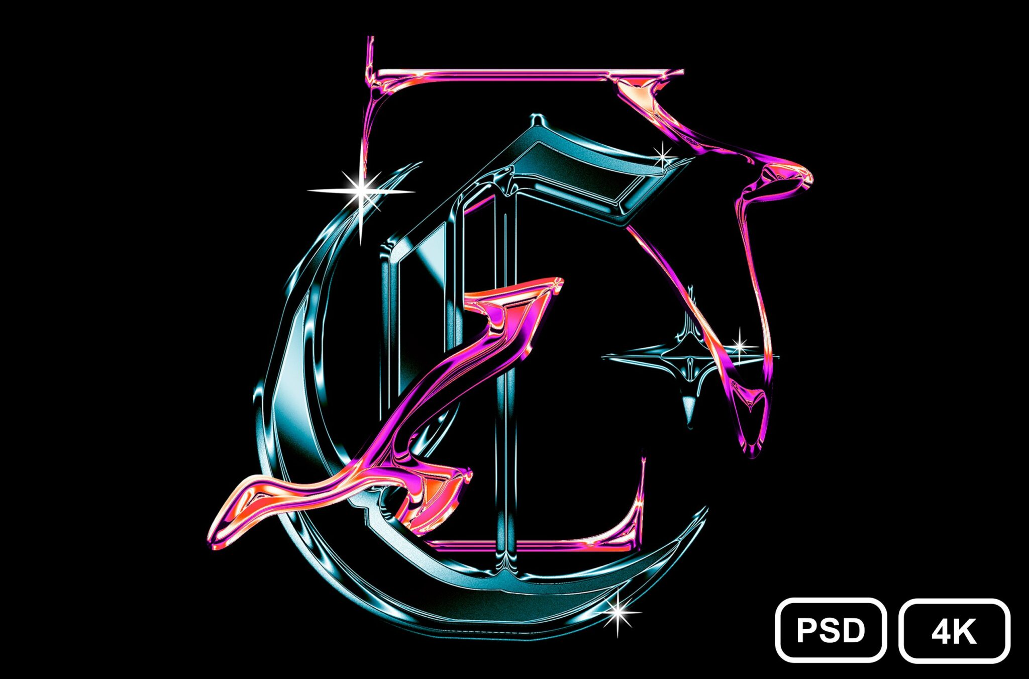 Chrome Layer Style Pack – MasterBundles