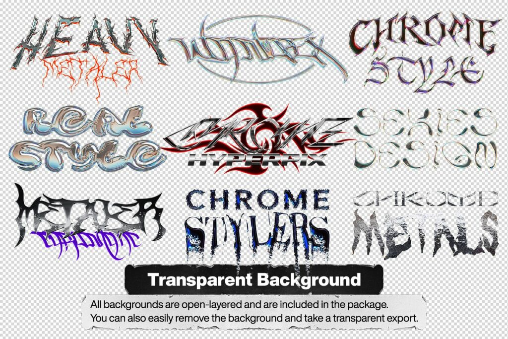 Chrome Text Styles Vol.3 – MasterBundles