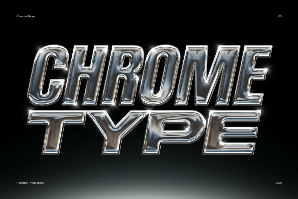Chrome Text Styles Vol.4 – MasterBundles