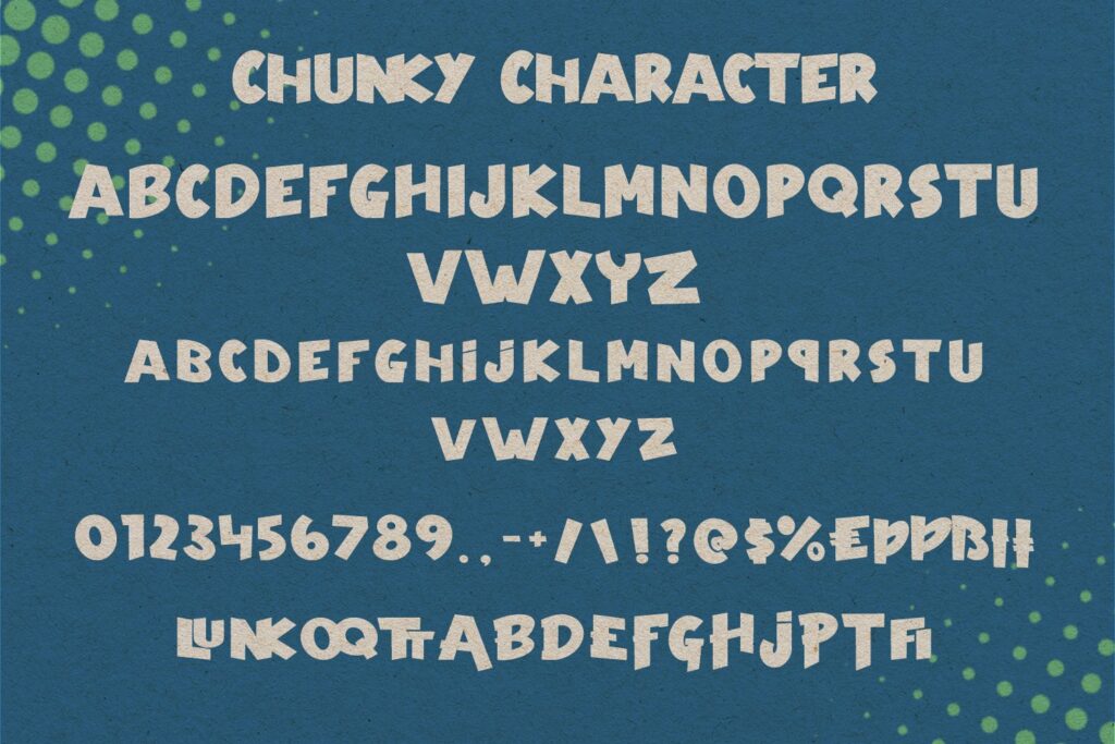 Chunky - Comic Book Font – MasterBundles