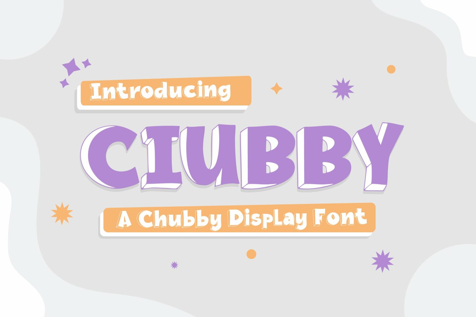 Chubby Display Font – MasterBundles
