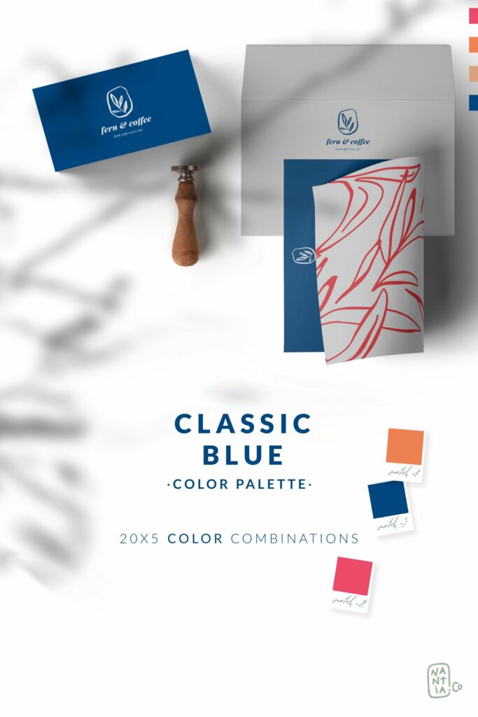 Color Palettes Swatches Classic Blue – MasterBundles