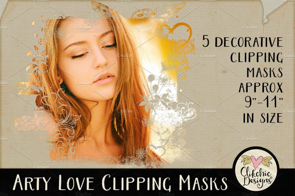 Arty Love Photography Clipping Masks – MasterBundles