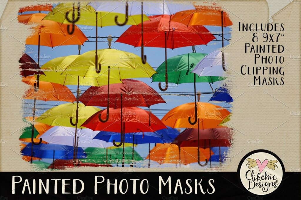 Painted Photo PS Clipping Masks – MasterBundles