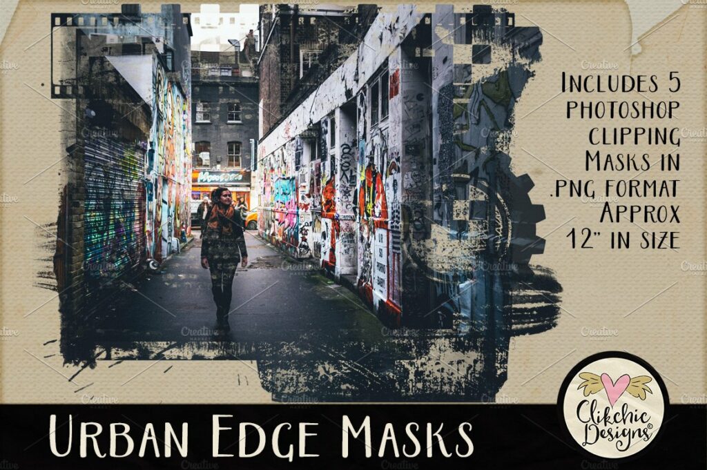 Urban Edge Photoshop Clipping Masks – MasterBundles