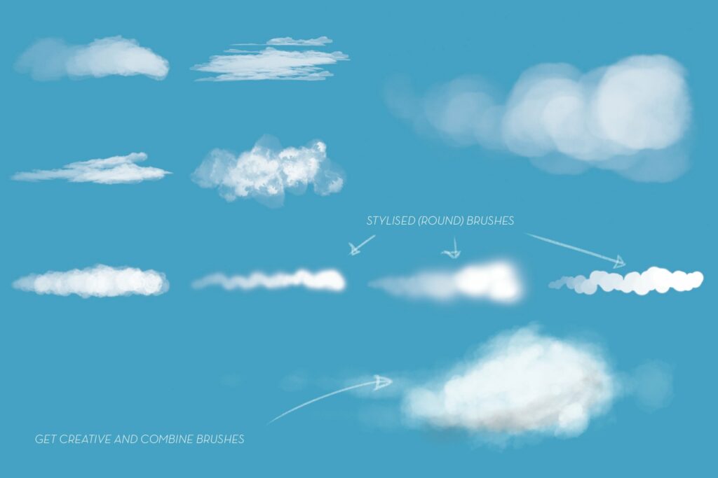Matt's Photoshop Cloud Brush Set – MasterBundles