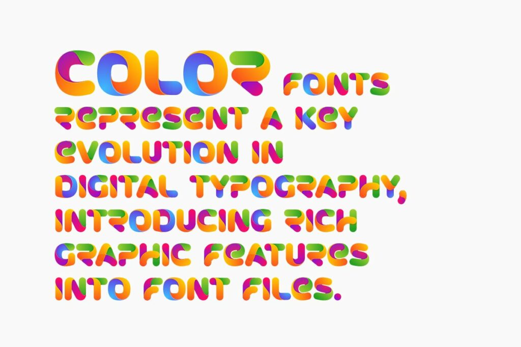 One Line Bold Colored font – MasterBundles
