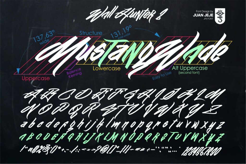 Wall Hunter II | Graffiti Tag Fonts – MasterBundles