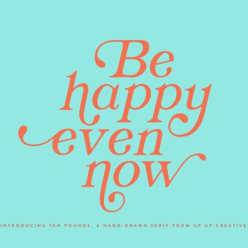 Ten Pounds, A Hand-Drawn Font – MasterBundles