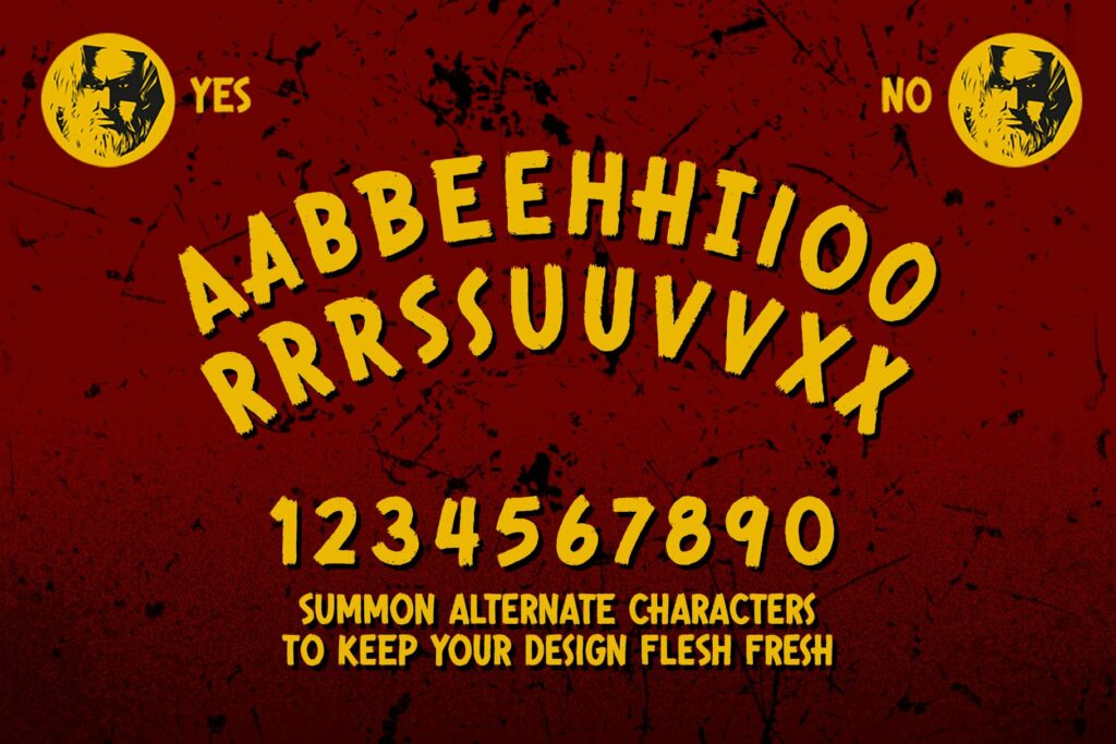 Bloody Bill Typeface – MasterBundles
