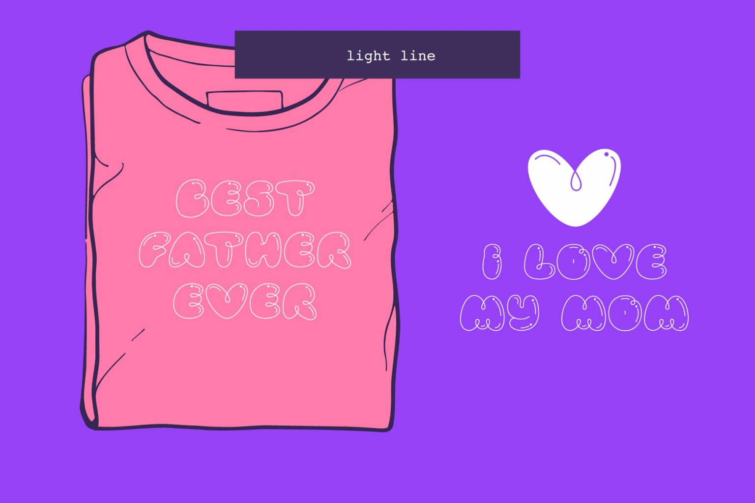 Bold Loop colored font – MasterBundles