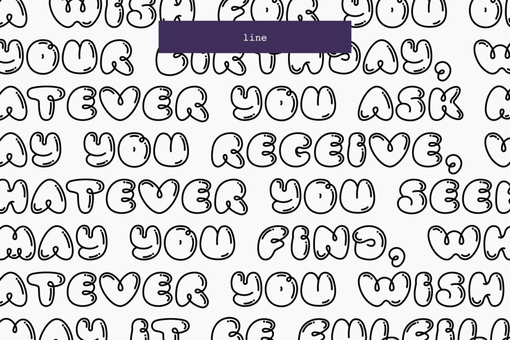 Bold Loop colored font – MasterBundles