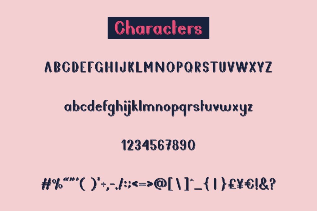 East Shadow Bold 3D Display Font – MasterBundles
