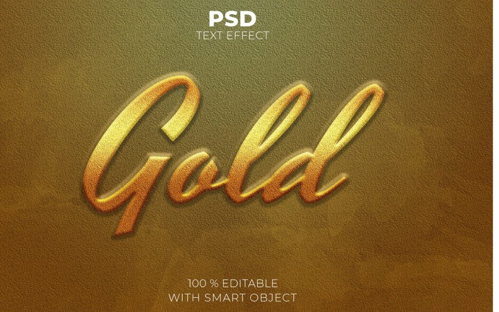 Gold Glitter Editable Text Effect – MasterBundles