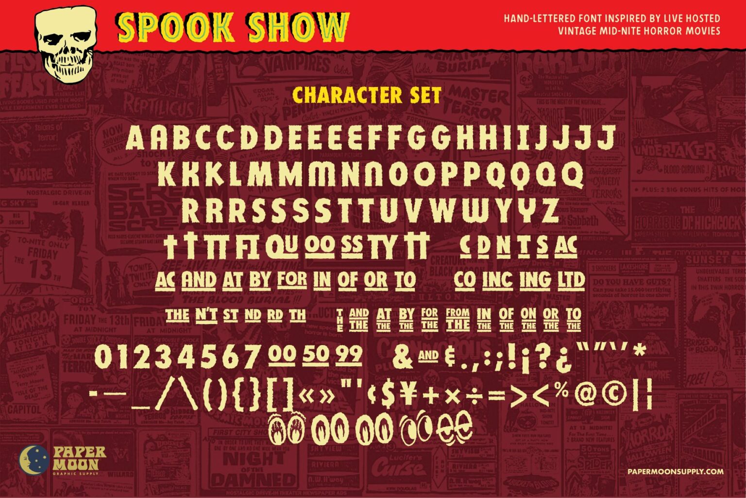 Spook Show Poster Font & Art Bundle – MasterBundles