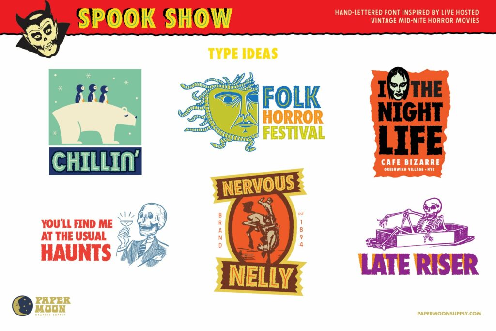 Spook Show Poster Font & Art Bundle – MasterBundles