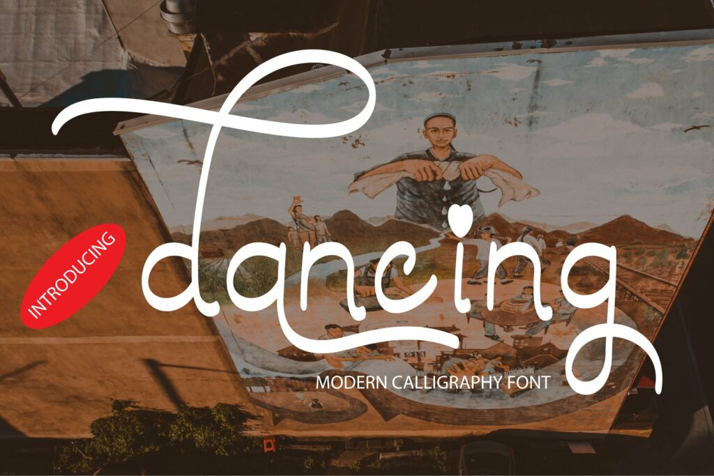 Dancing Calligraphy Font – MasterBundles