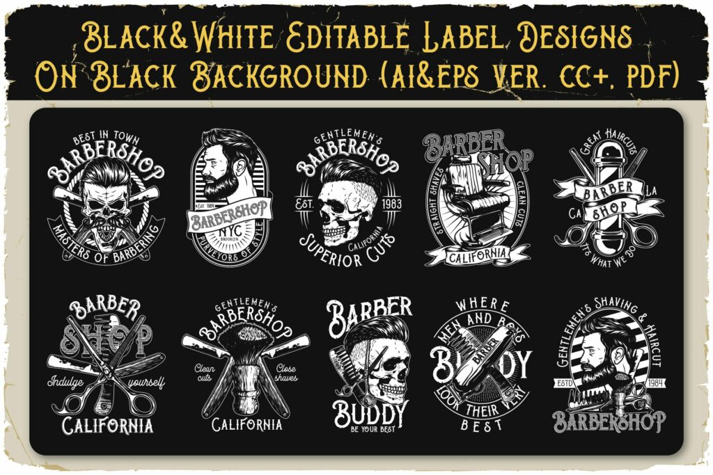 Barber Buddy Layered Font – MasterBundles