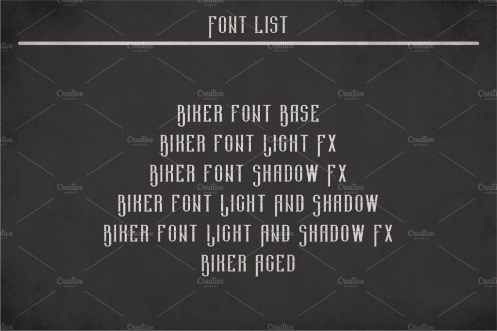 Biker Modern Label Typeface – MasterBundles