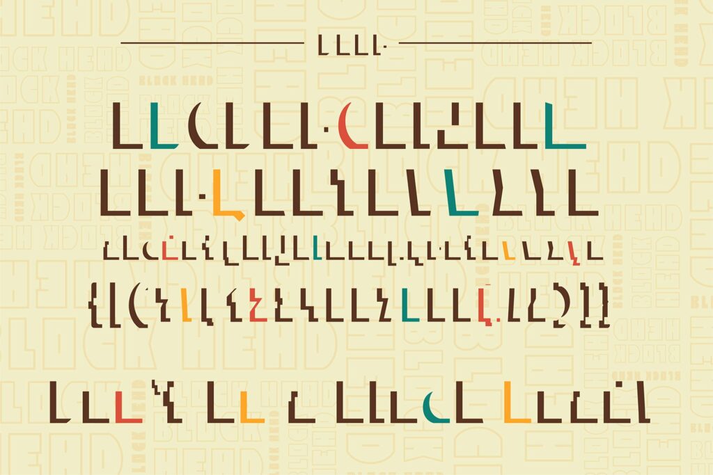 Block Head // 5 Styles – MasterBundles