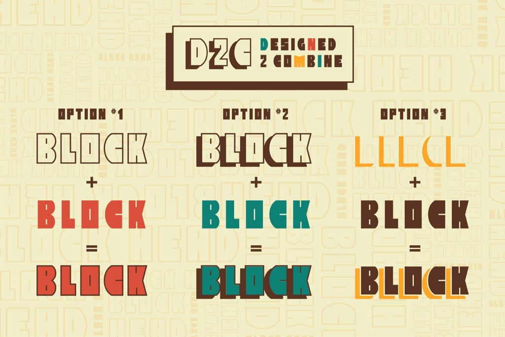 Block Head // 5 Styles – MasterBundles