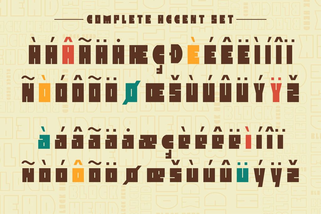 Block Head // 5 Styles – MasterBundles