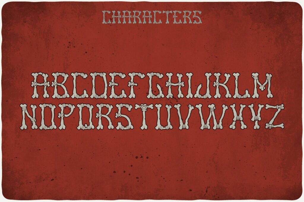 Bones Typeface – MasterBundles