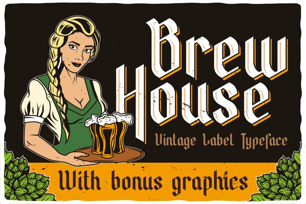Brew House Label Font – MasterBundles