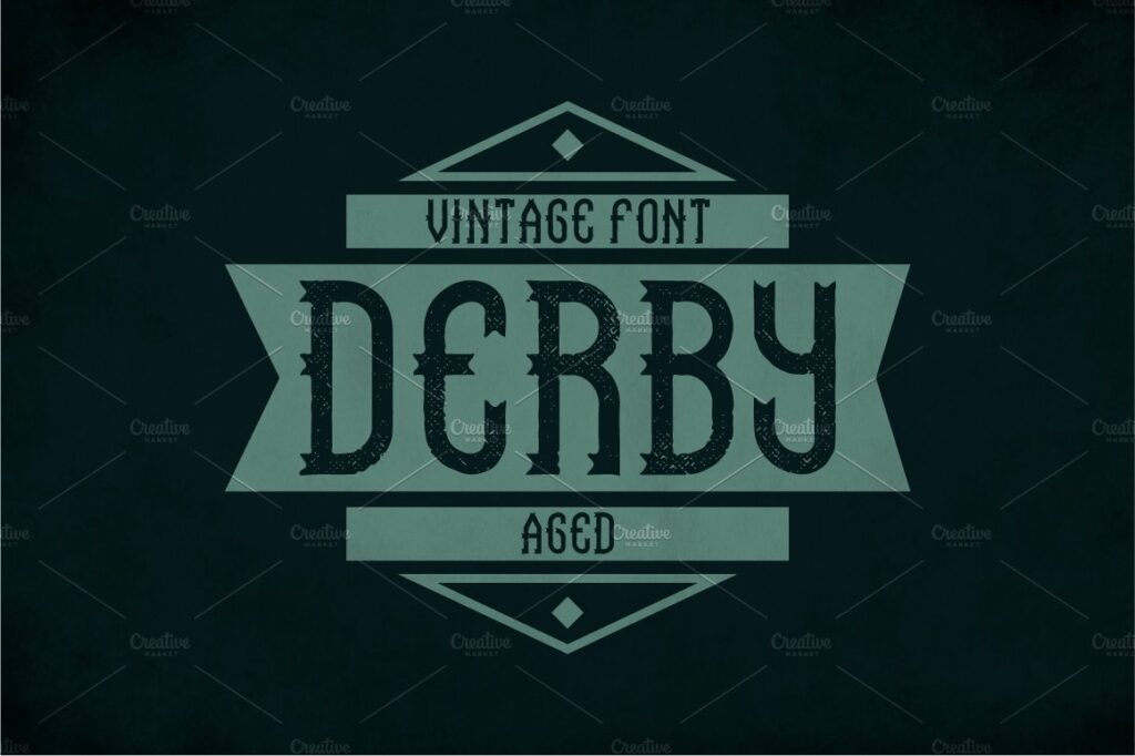 Derby Vintage Label Typeface – MasterBundles