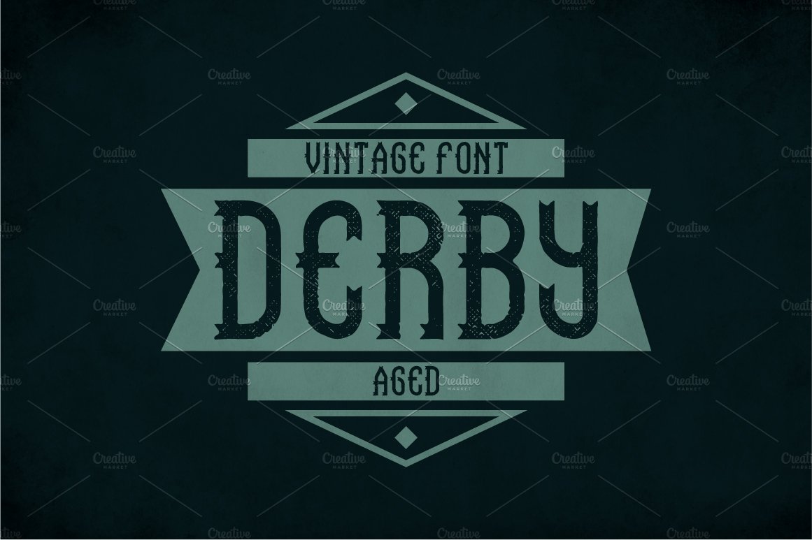Derby Vintage Label Typeface – MasterBundles