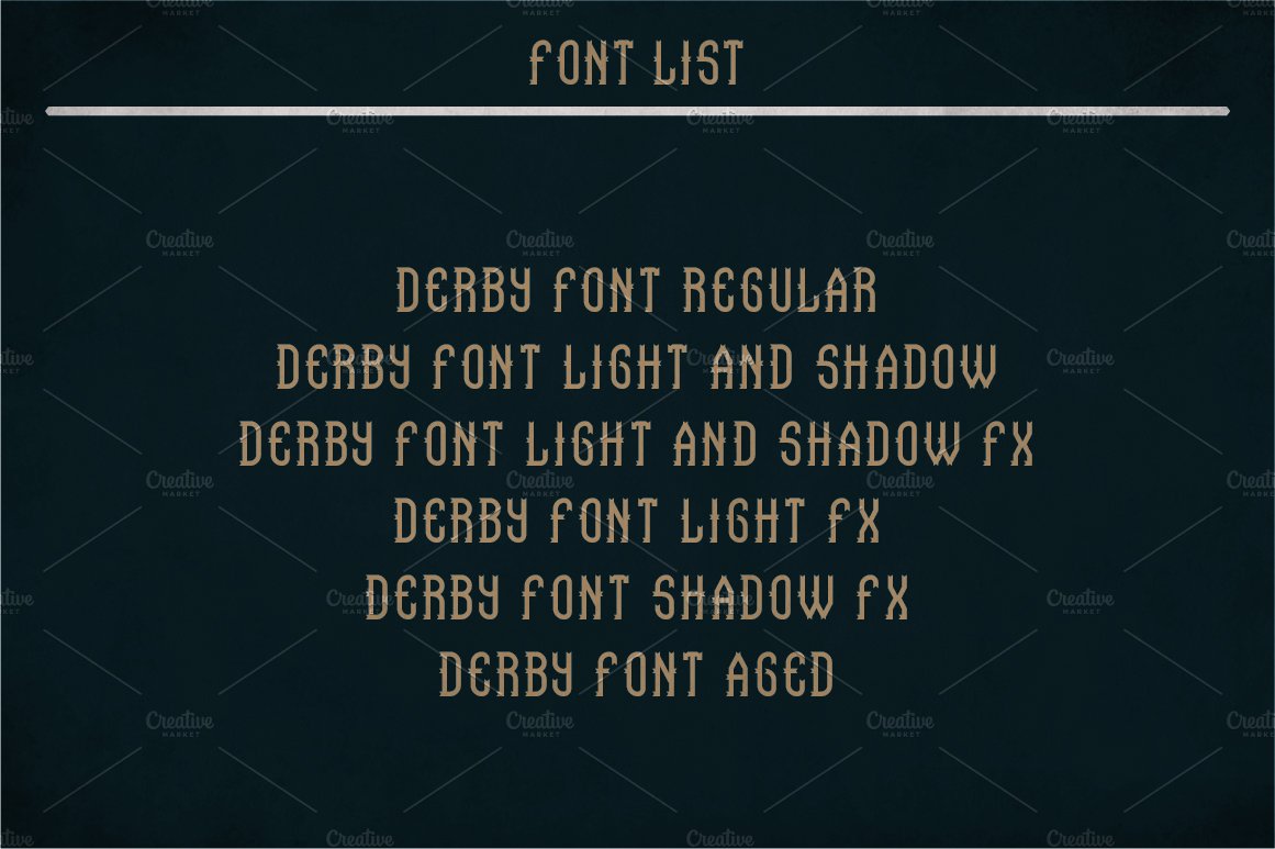 Derby Vintage Label Typeface – MasterBundles