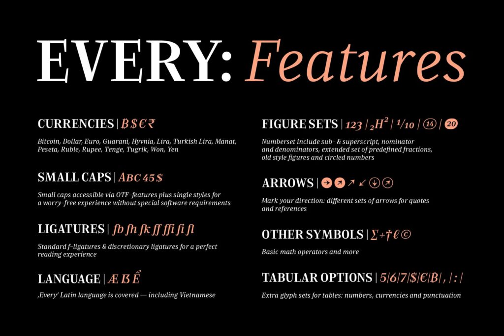 Every Font Family – MasterBundles