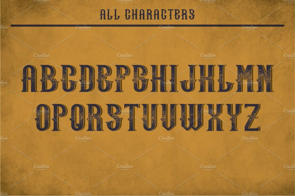 Friday Night Vintage Label Typeface – MasterBundles