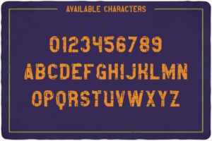 Glitch typeface – MasterBundles