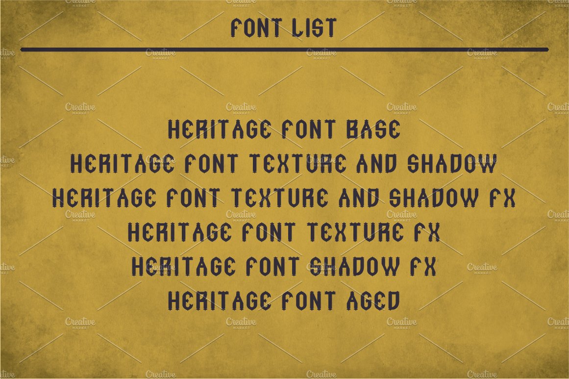 Heritage Vintage Label Typeface – MasterBundles