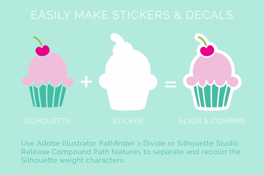 I Heart Cupcakes Dingbat Font – MasterBundles