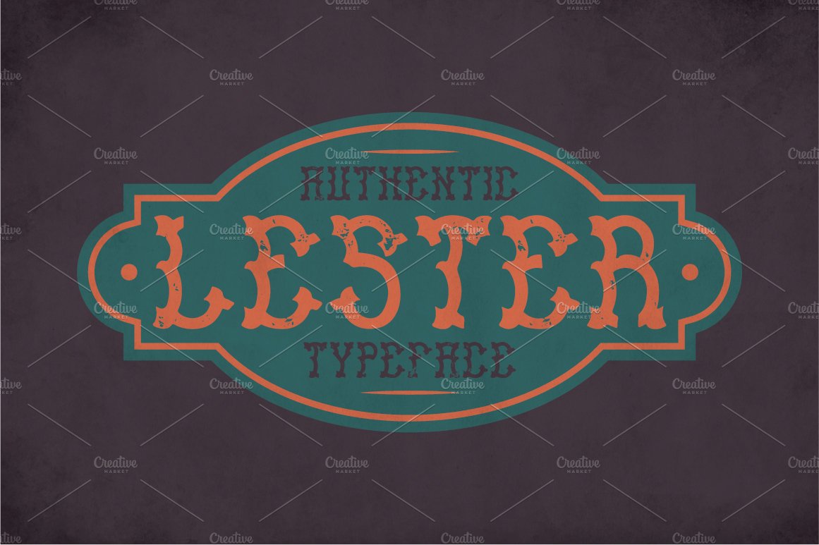 Lester Vintage Label Typeface – MasterBundles
