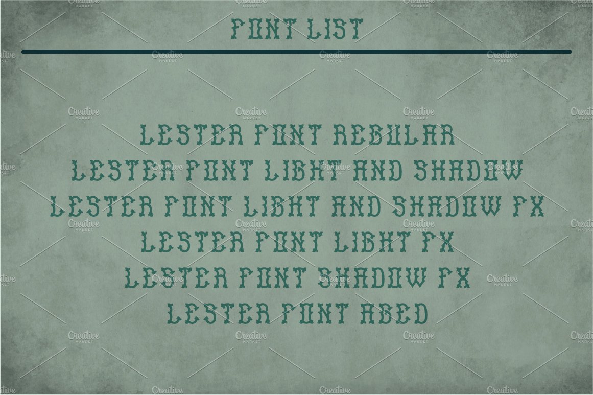 Lester Vintage Label Typeface – MasterBundles