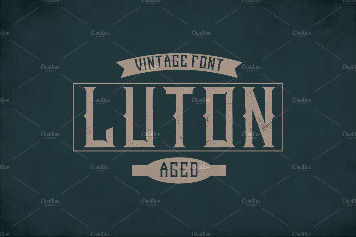 Luton Vintage Label Typeface – MasterBundles