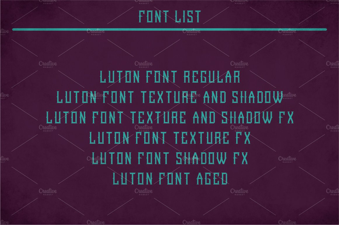 Luton Vintage Label Typeface – MasterBundles