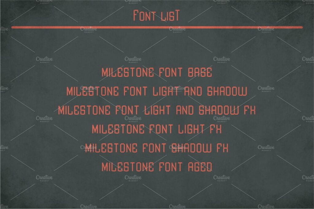 Milestone Vintage Label Typeface – MasterBundles