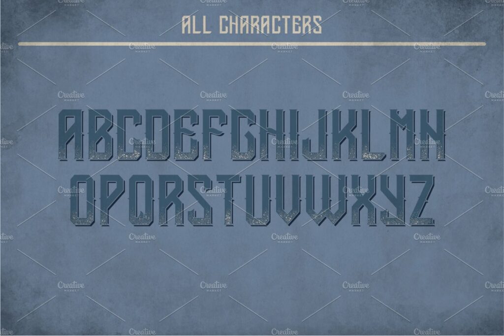 Monolith Vintage Label Typeface – MasterBundles