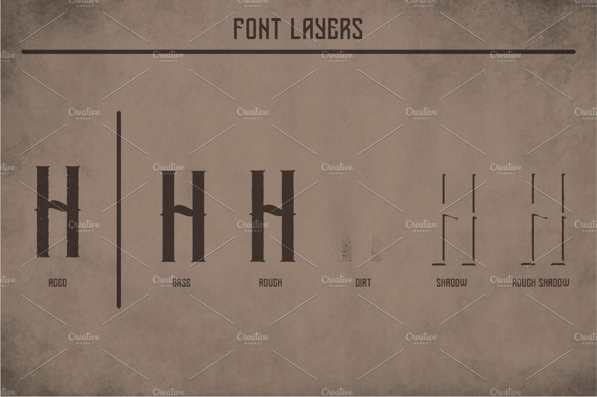 Monolith Vintage Label Typeface – MasterBundles