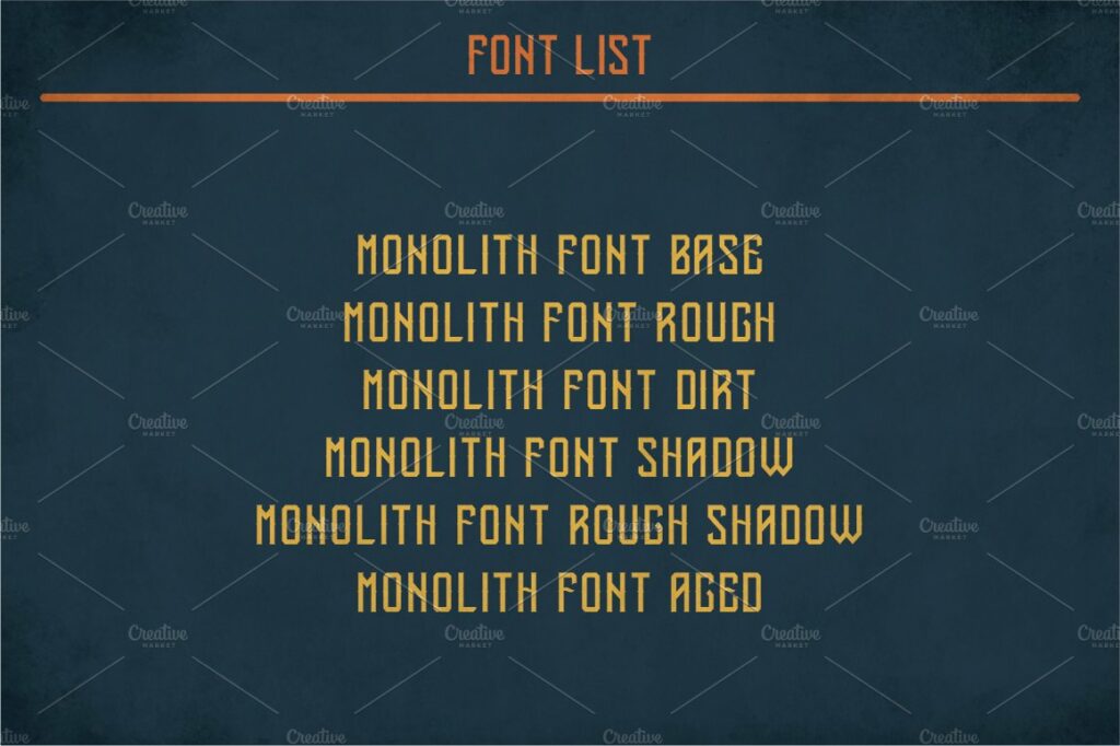 Monolith Vintage Label Typeface – MasterBundles