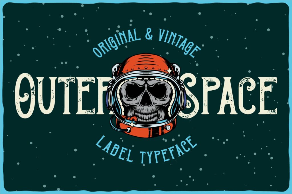 Outer Space Font + BONUS – MasterBundles