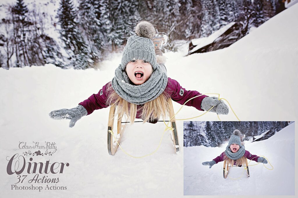 Winter Actions for Photoshop – MasterBundles